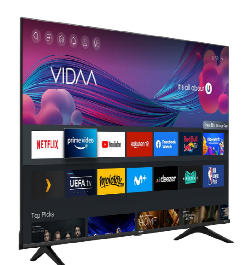 TELEVISOR HISENSE 55" MOD:55A6G UHD SMART ,FRAMLESS - ElectroStock Paraguay S.A.